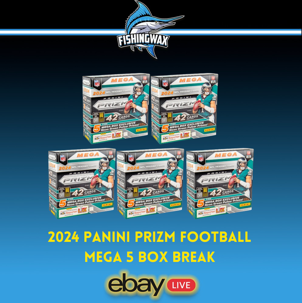 CAROLINA PANTHERS 2024 Panini Prizm Football Mega 5 Box Break 2663 | eBay