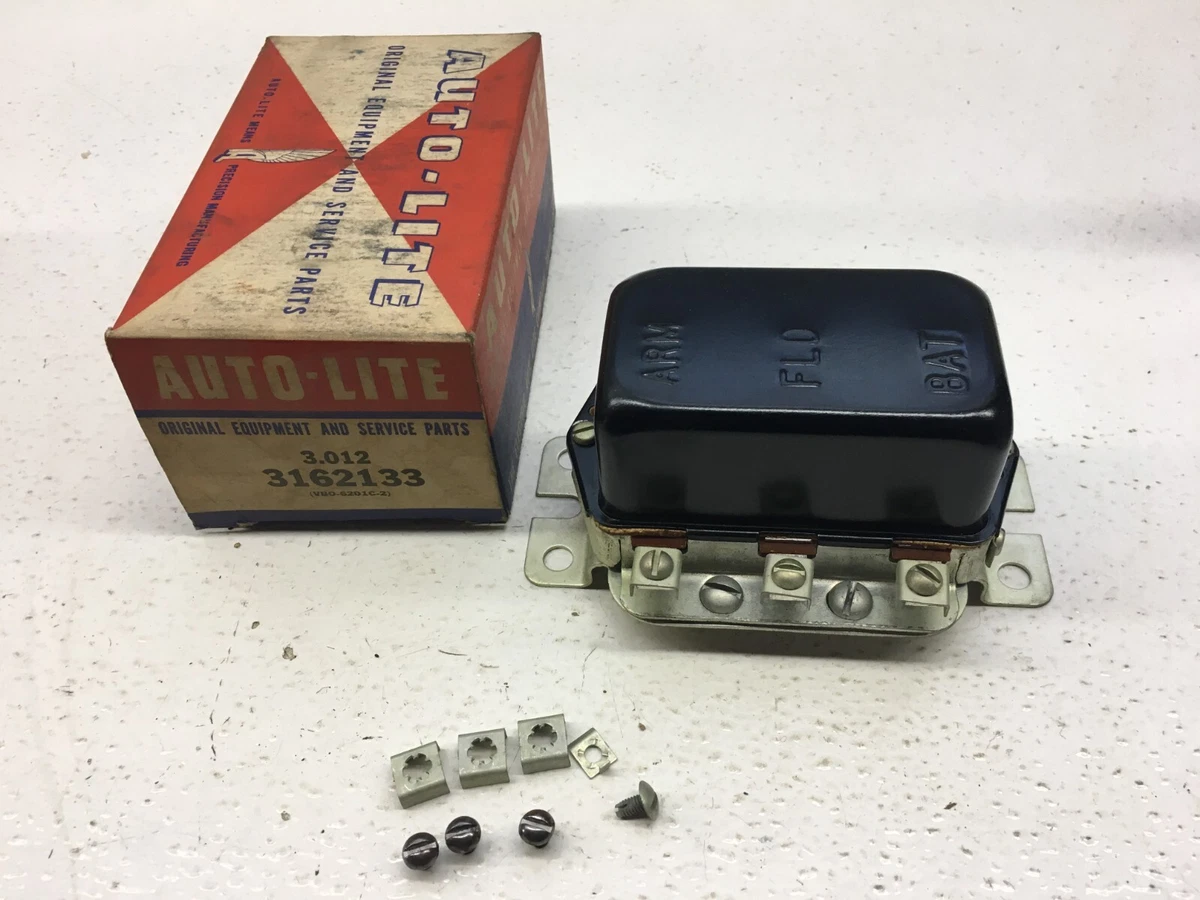 DELCO REMY VOLTAGE Regulator 1119 001D 12V 1960's Chevy GM, 40% OFF
