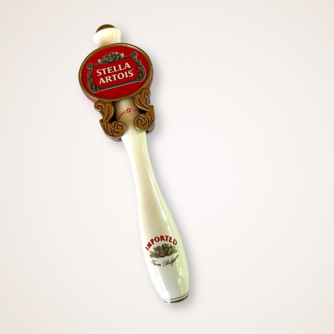 Stella Artois Draft Beer Tap Handle Anno 1366 Imported from Belgium 11 ...