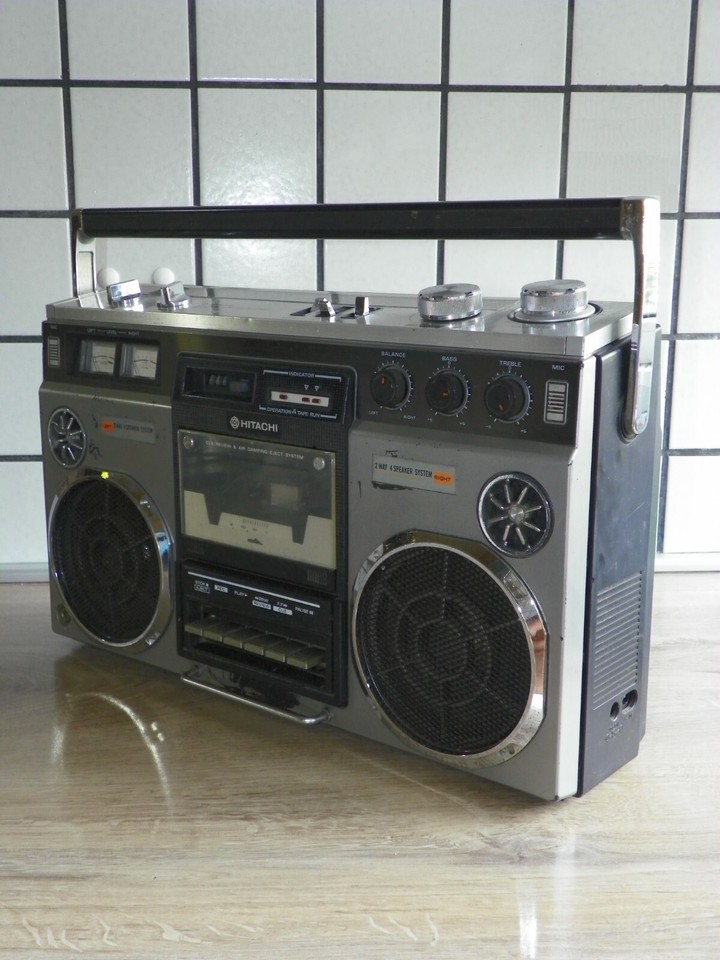 Rare Boombox Ghettoblaster Hitachi TRK-8155 Made in Japan 1979 - For ...