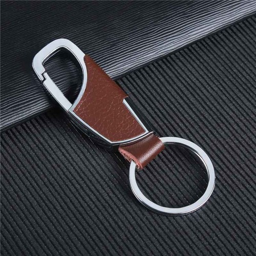 Men Keychain Creative DIY Keyring Jewelry Car Key Chain Luxury Leather ...