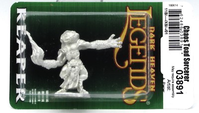 Reaper 03891 Chaos Toad Sorcerer (DHL) Mutant Frogman Wizard Frog Mage ...
