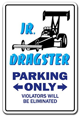 Jr. Dragster Aluminum Sign Drag Racing Car Sports Hobby Speed | Indoor ...