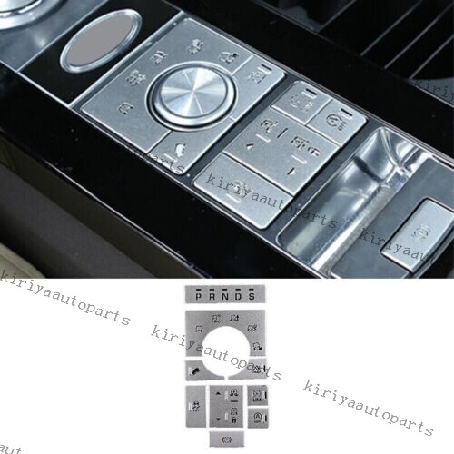 For Range Rover L405 13-17 Silver Aluminum Middle Console Button Switch ...