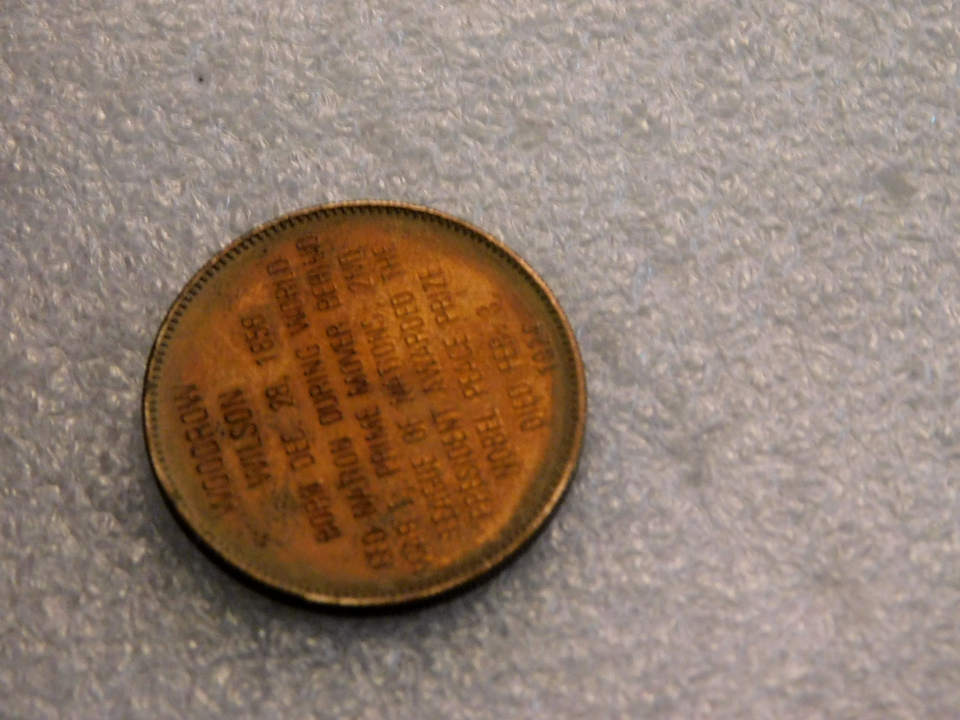 Woodrow Wilson 28th President of the United States of America Token ...