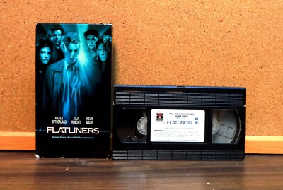 Flatliners (VHS 1990) Kiefer Sutherland, Kevin Bacon, Julia Roberts, Wm ...