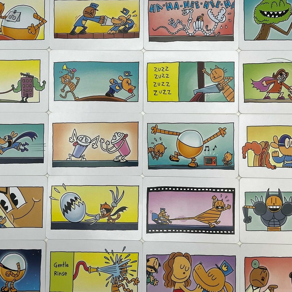 Dog Man Flip-o-Rama Card Matching Game | eBay UK