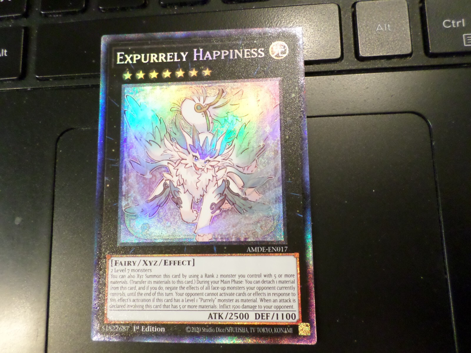 YUGIOH EXPURRELY HAPPINESS AMDE-EN017 1ST ED COLLECTORS' RARE M/NM | eBay