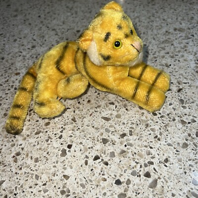 Vintage Dream Pets R. Dakin & Co. Orange Sitting Tiger Plush Stuffed ...