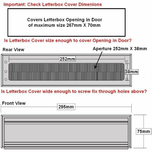 New Letter Box Cover With Brush Flap For Internal OR External Use ...