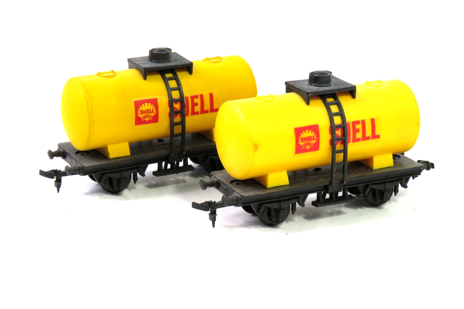 2 PCS LIMA SHELL YELLOW TANK CAR 2702 HO SCALE MADE ITALY L-396 | eBay