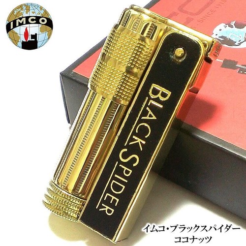 Lighter Imco Black Spider Coconut Fashionable Brass Cool Vintage Oil ...