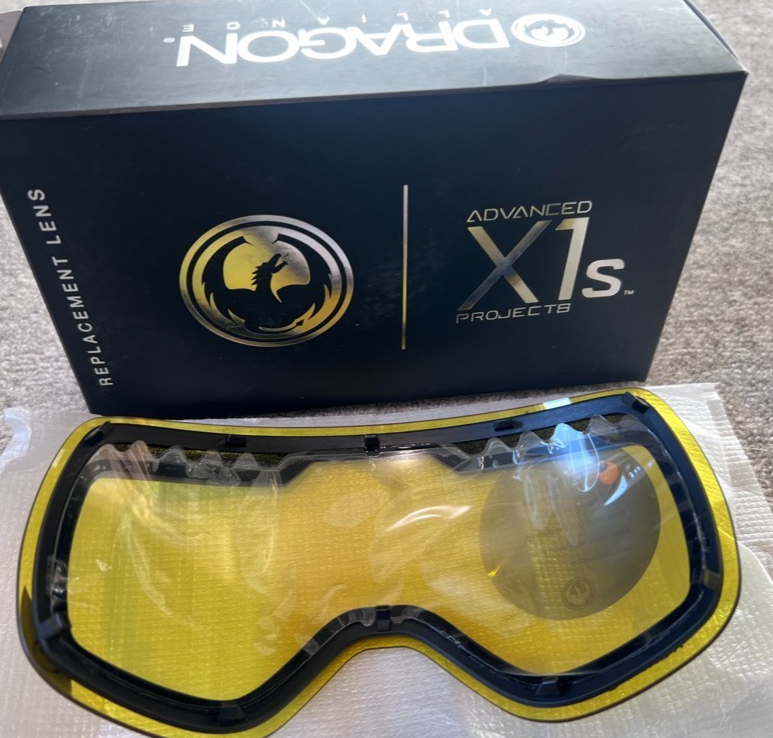 NEW Dragon X1S Snow Goggles Replacement Lens-Yellow Transition | eBay