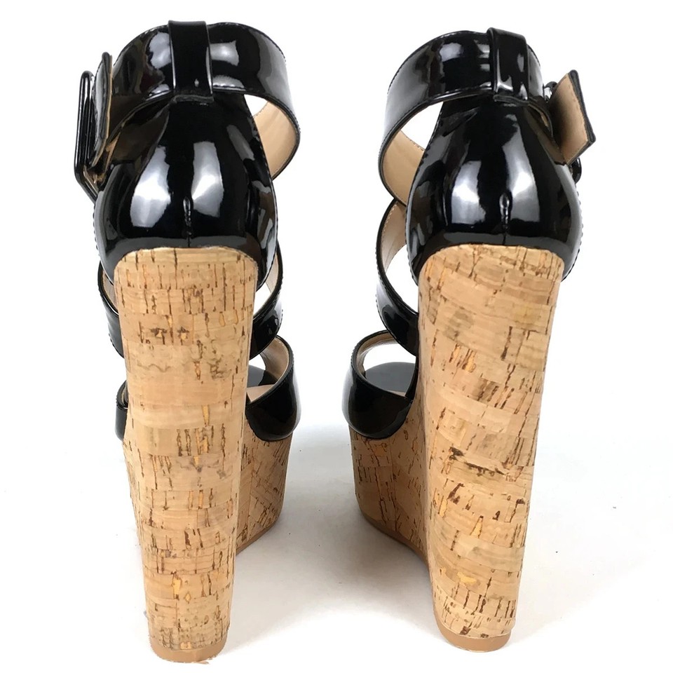 Summer Women's Wedge Sandals Summer High Heels Platform Cross Strap ...