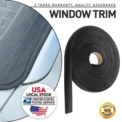 4M Car Windshield Side Window Trim Edge Moulding Rubber Weatherstrip ...