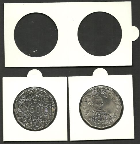 LIGHTHOUSE MIXED COIN HOLDERS Self Adhesive 35mm,30mm,27.5mm,22.5mm ...