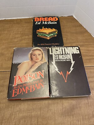 Lot Of 3 Ed McBain 87th Precinct Novels Hardback | eBay