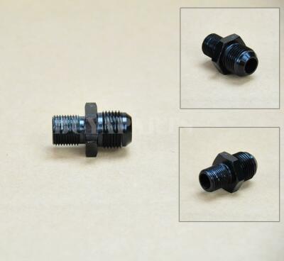 4 pieces Black AN10 10 an to M18x1.5 Metric Male Fitting Straight ...