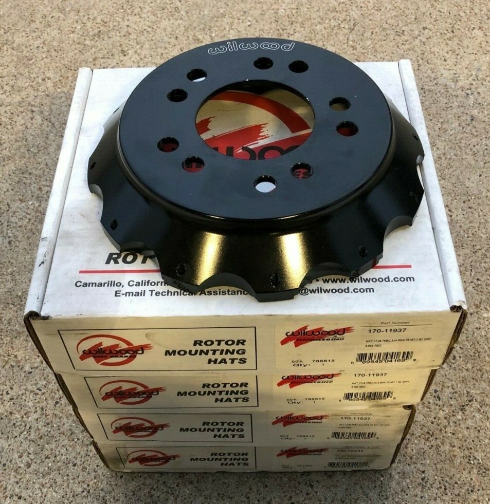 NEW set of 4 WILWOOD DISC BRAKE HAT,12x8.75",CAMARO,CORVETTE | eBay