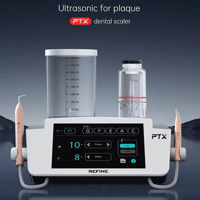 ULTRASONIC DENTAL SCALER WITH AIR POLISHER 110v Smart LCD touch Refine ...