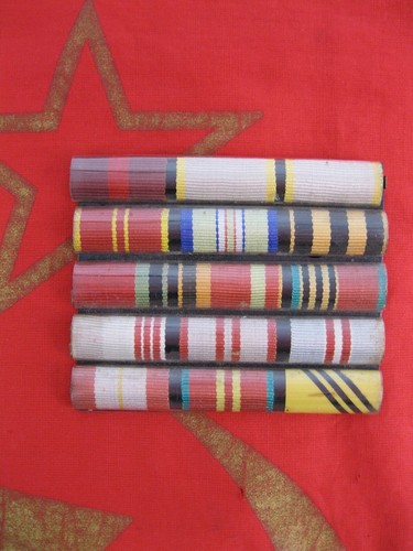 WWII Soviet MEDAL RIBBON BAR 1clas Order Patriotic War For Defense ...