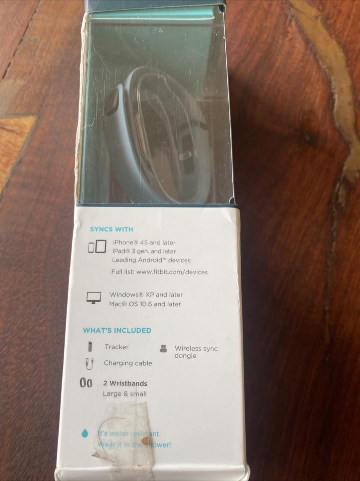 FITBIT FLEX 1 Wireless Wristband BLUE Watch FITNESS Activity Tracker ...