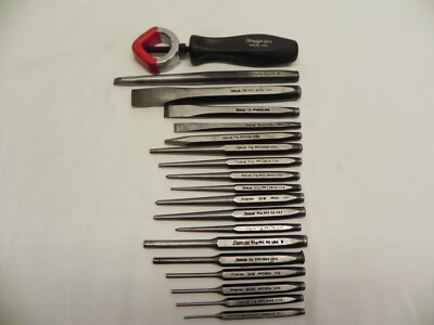 Snap-On 19 Piece Punch & Chisel Set w/ PPC-5A Holder | eBay