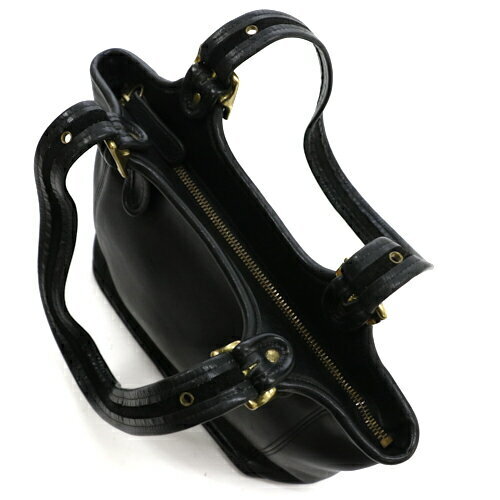 Old Coach 9086 Shoulder Bag mini tote bag Black leather Made In Costa ...