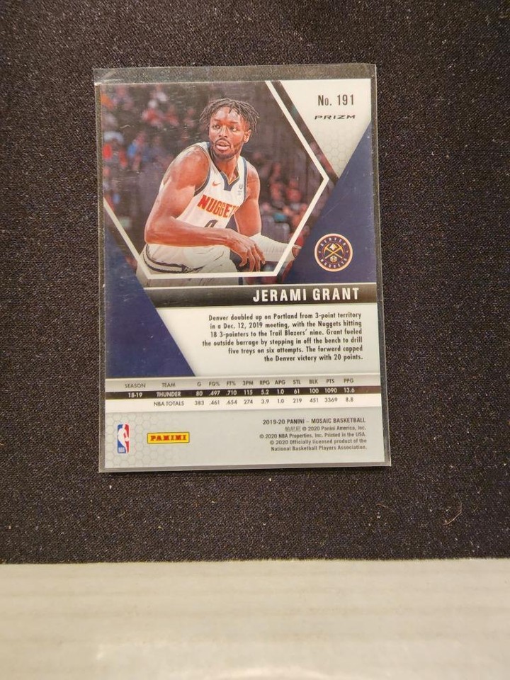 JERAMI GRANT CARD #191 BUY ANY 2 ITEMS FOR 50% OFF B221R1S2P3 | eBay