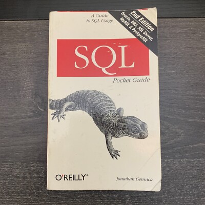 SQL Pocket Guide by Jonathan Gennick 2006 2nd Edition O'Reilly Paperback 9780596526887| eBay