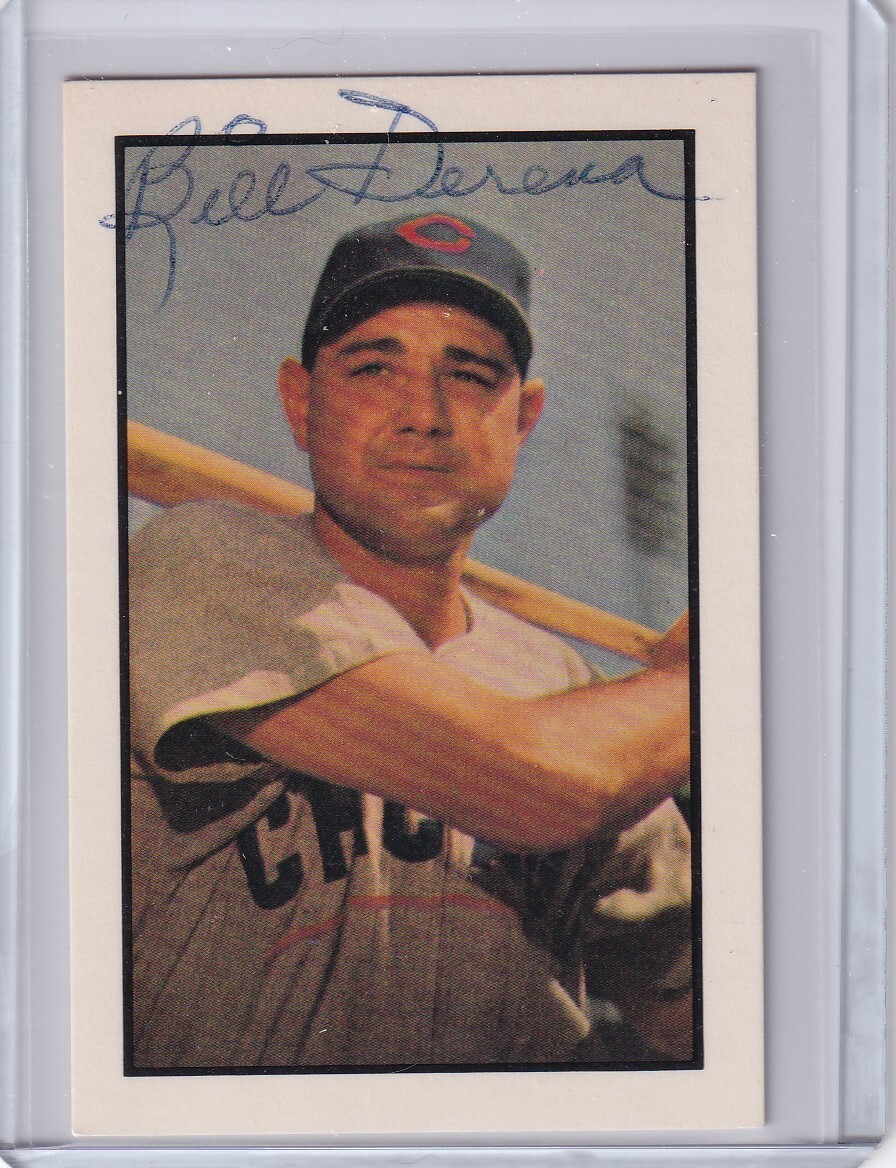 1983 CCC #122 BILL SERNA 1953 BOWMAN STYLE HAND SIGNED AUTOGRAPH CUBS ...