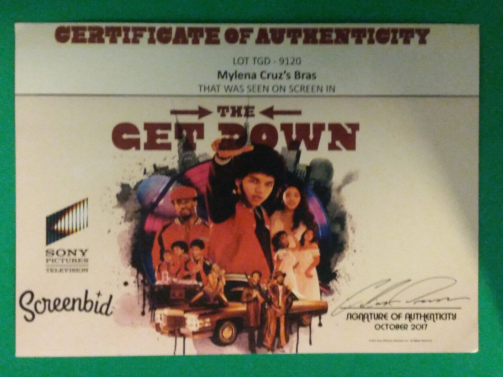 THE GET DOWN Screen Used MYLENE CRUZ'S (Herizen G.) BRA Worn Wardrobe ...