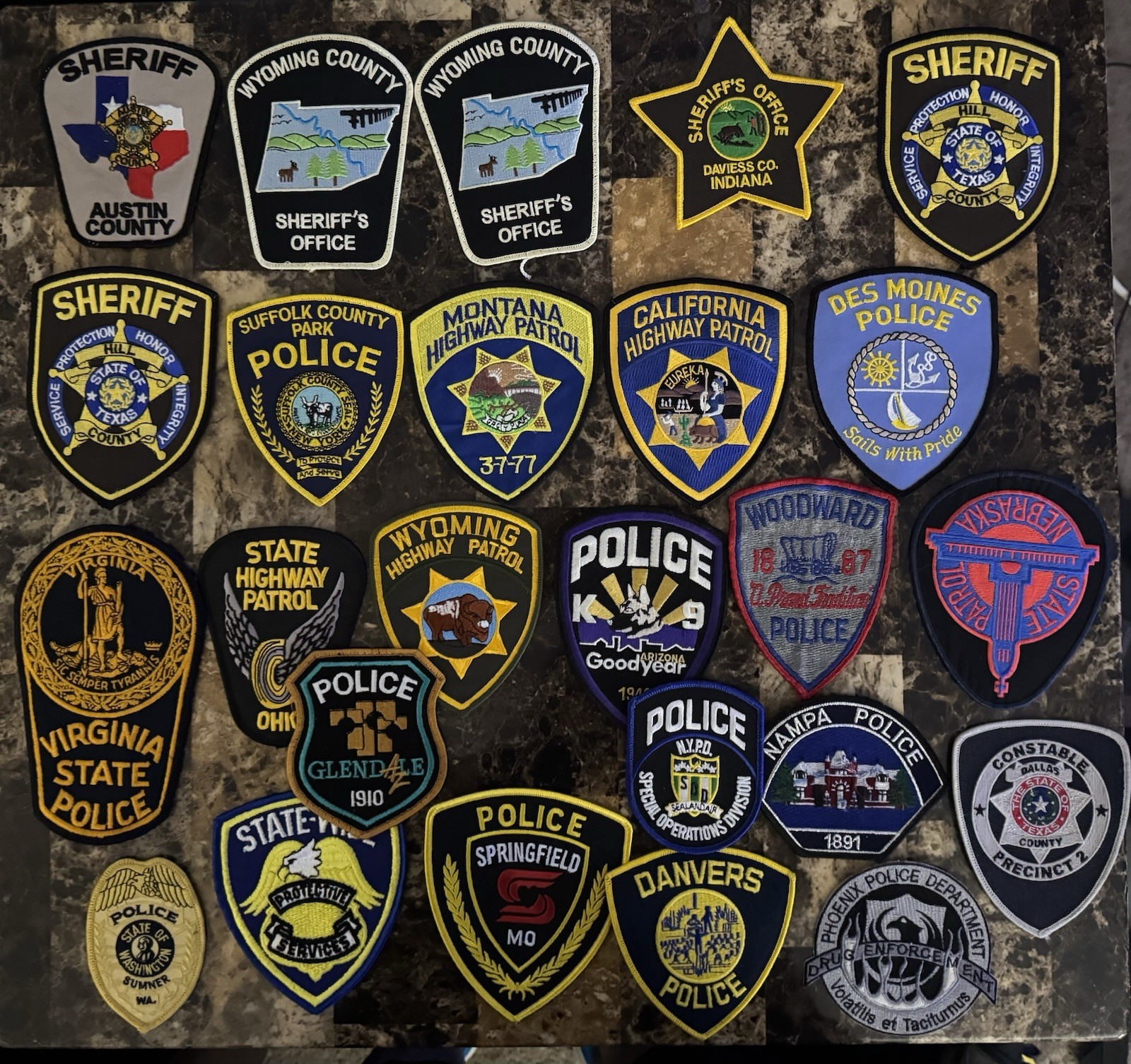 158 Random lot of police patches From Around The USA | eBay