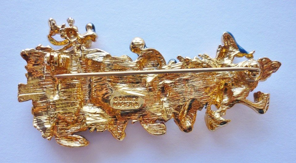 Pin Signed Disney Napier Christmas Tree Mickey Mouse Donald Duck Goofy ...