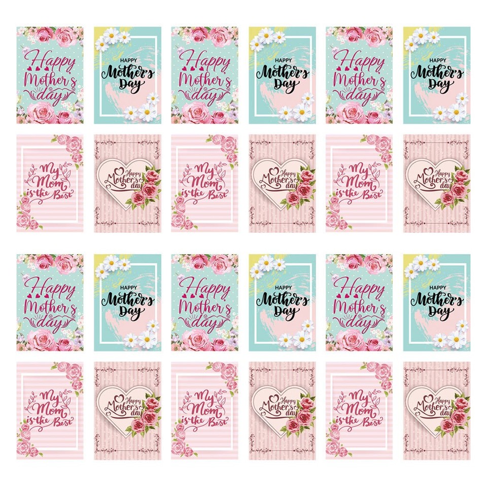 24 Pcs Bottle Label Mother's Day Sticker Mother''s Balloon Labels ...