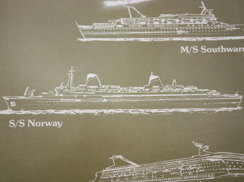 Vintage SS NORWAY Bon Voyage Dinner Menu 1992 | eBay
