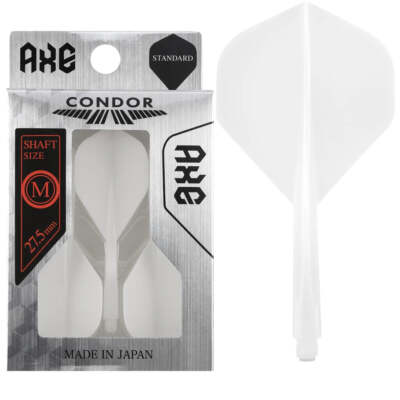 CONDOR AXE DART FLIGHT SYSTEM FLIGHTS - STANDARD - MEDIUM - WHITE | eBay