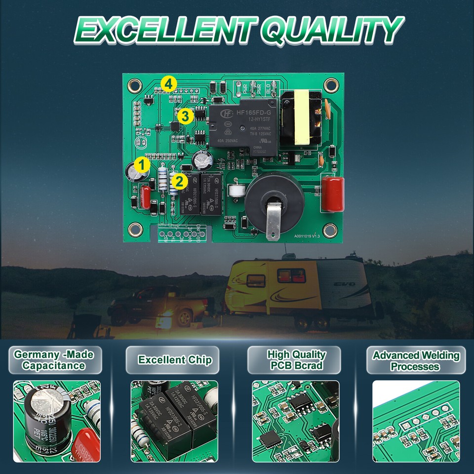 Suburban 520820 RV Furnace Heater Fan Control Ignition Circuit Board ...