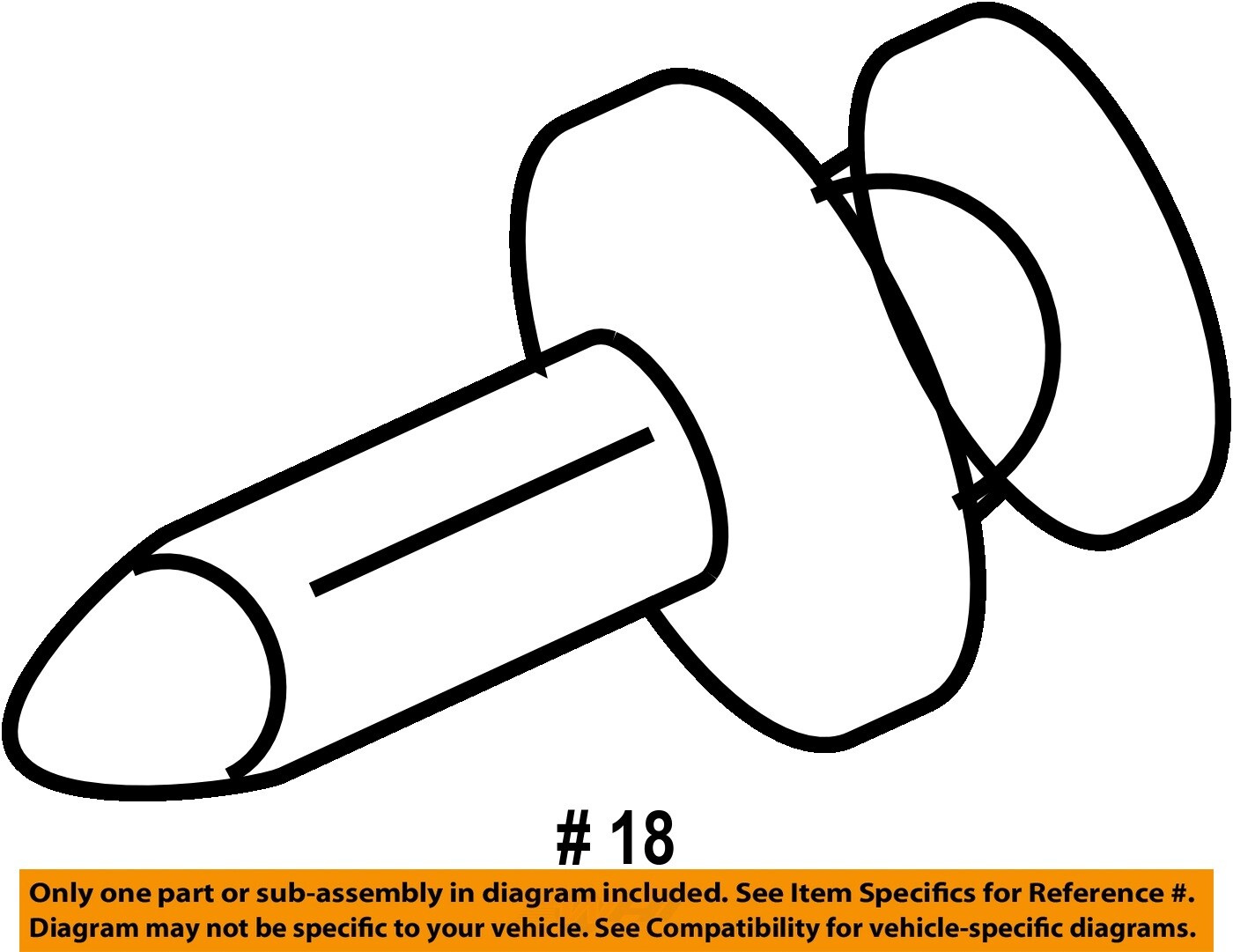 GM OEM 86-16 Aura Rear Bumper Bumper Components-Bumper Cover Retainer ...