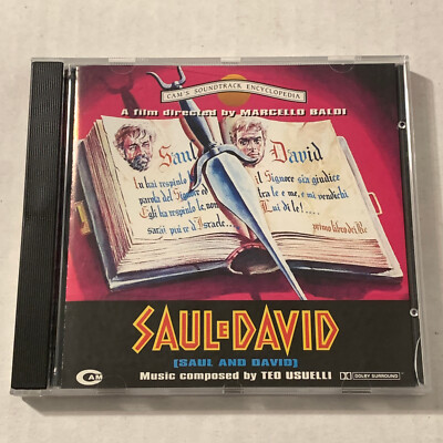 Saul And David Original Soundtrack CD Teo Usuelli Italy 1993 Marcello ...
