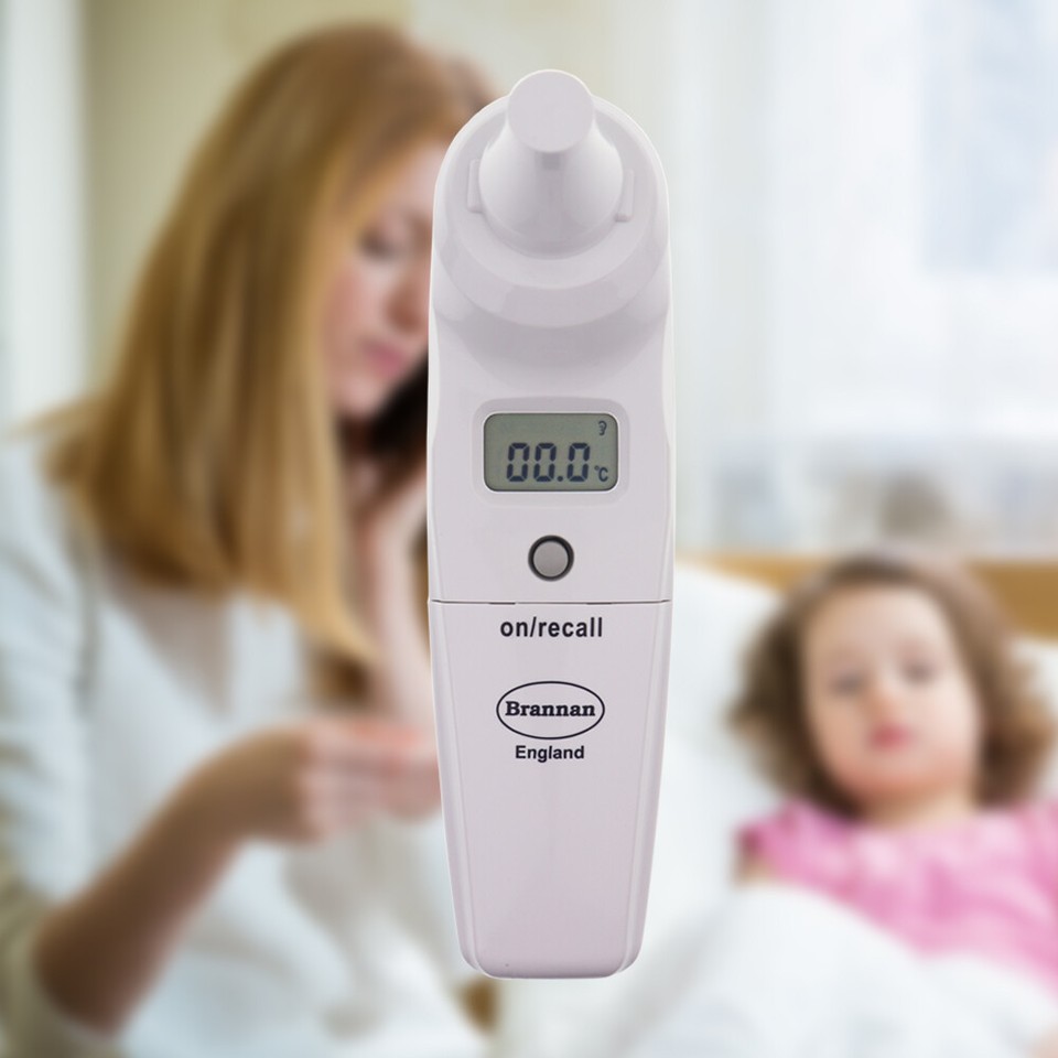 Ear Thermometer & 20 Probe Covers - Baby Child Adult Temperature | eBay UK
