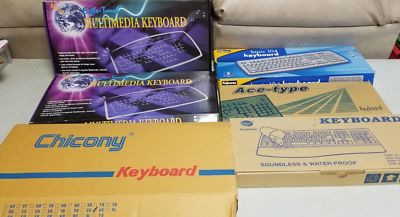 NEW VINTAGE COMPUTER KEYBOARD WINDOWS 95 98 2000 ME XP FELLOWS PS/2 LOT ...