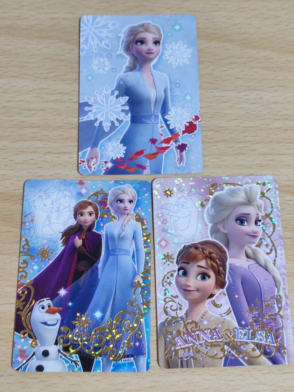 Disney Frozen Olaf Gold Foil Stamped Card Anime Japanese | eBay UK