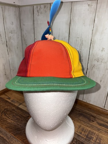 Vintage Interstellar Propeller Hat, Snapback Rainbow Pig Cap, Made in ...