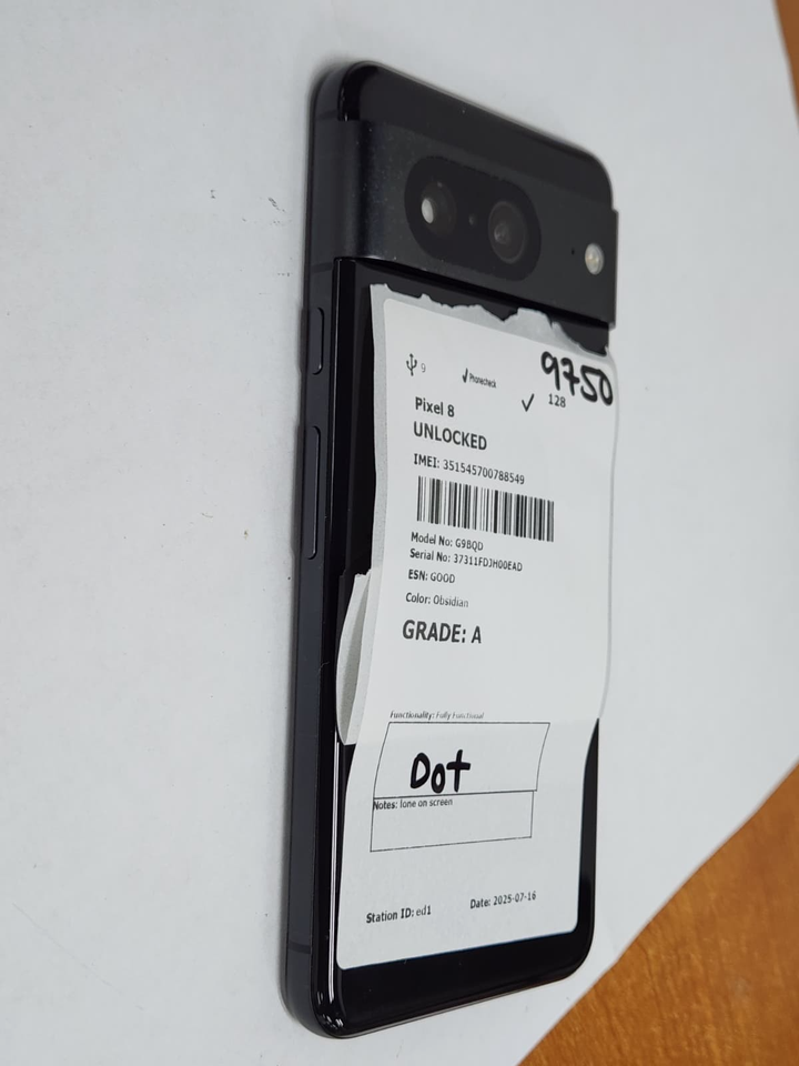 DEFECTIVE - Google Pixel 8 - 128GB - Black - Unlocked - G9BQD - 9750 | eBay