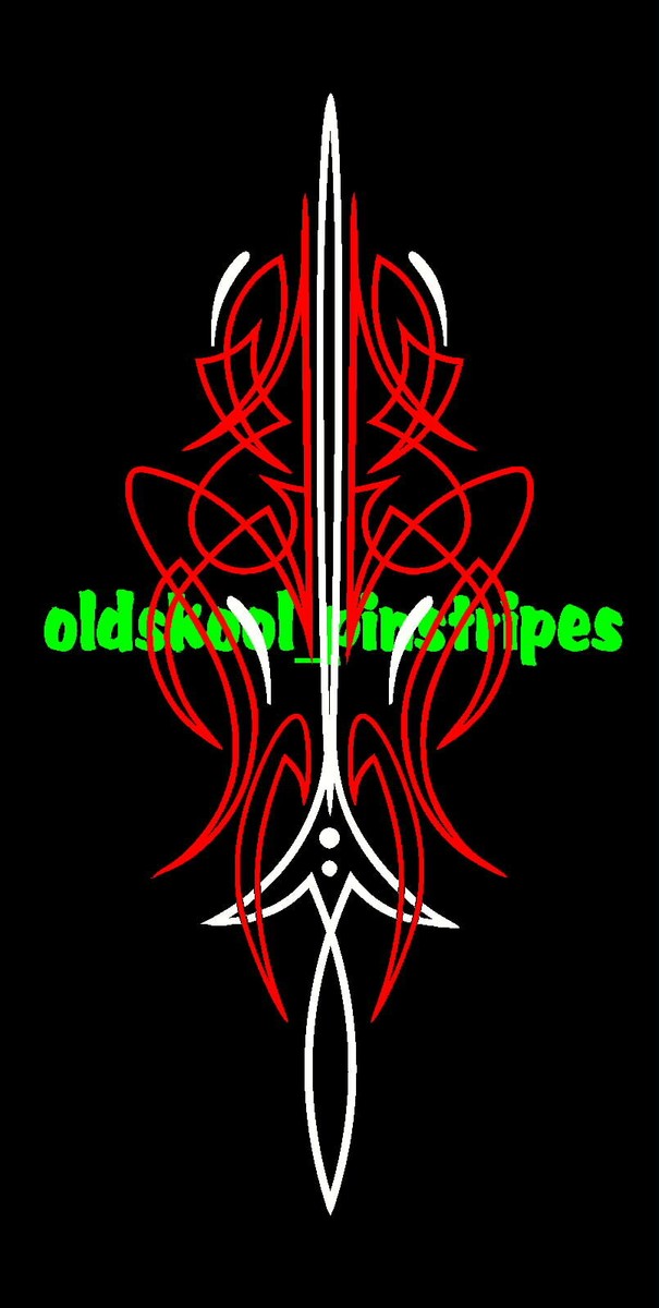 Old Skool Pinstriping Patterns Hotrod Pinstripe Decoration & Design