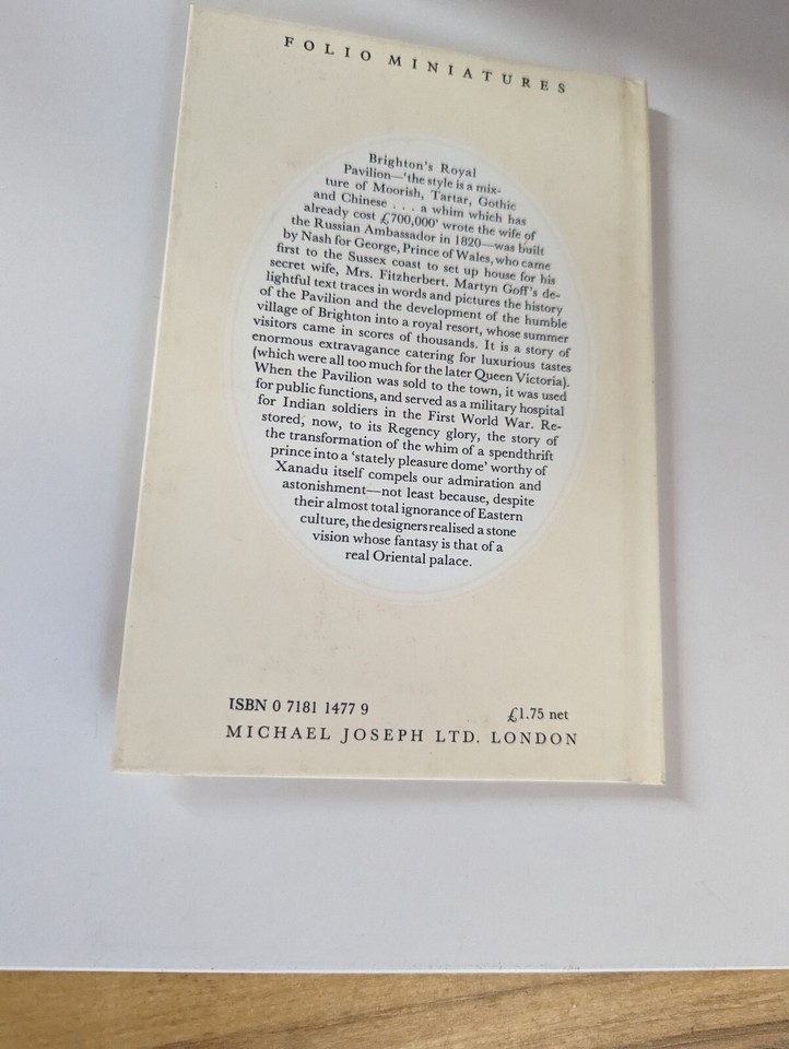 T-26 Folio Miniatures The Royal Pavillion Brighton Martyn Geoff 1976 | eBay