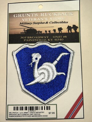 U.S. ARMY / 258TH INFANTRY BRIGADE [BCT] DRESS UNIT PATCH (Sew-On ...