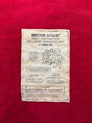 Fallout Scavenged Vault Tec Advertisement Poster | eBay