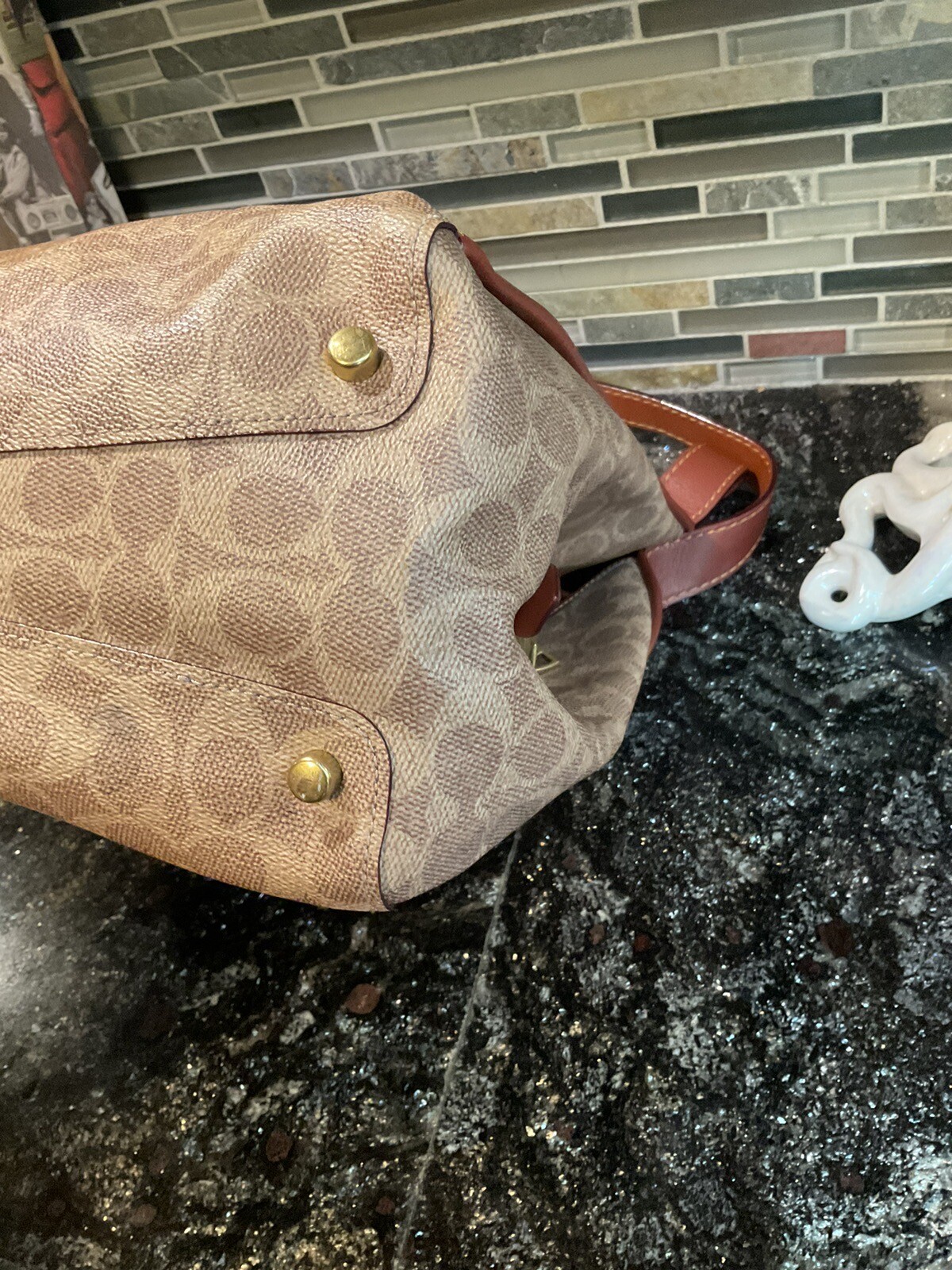 COACH Hadley Hobo In Signature Canvas & Leather Handb… - Gem